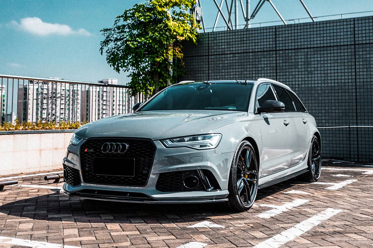 2013-2018 Audi RS6 Avant MN Style Carbon Fiber Front Lip – Carbonado Aero