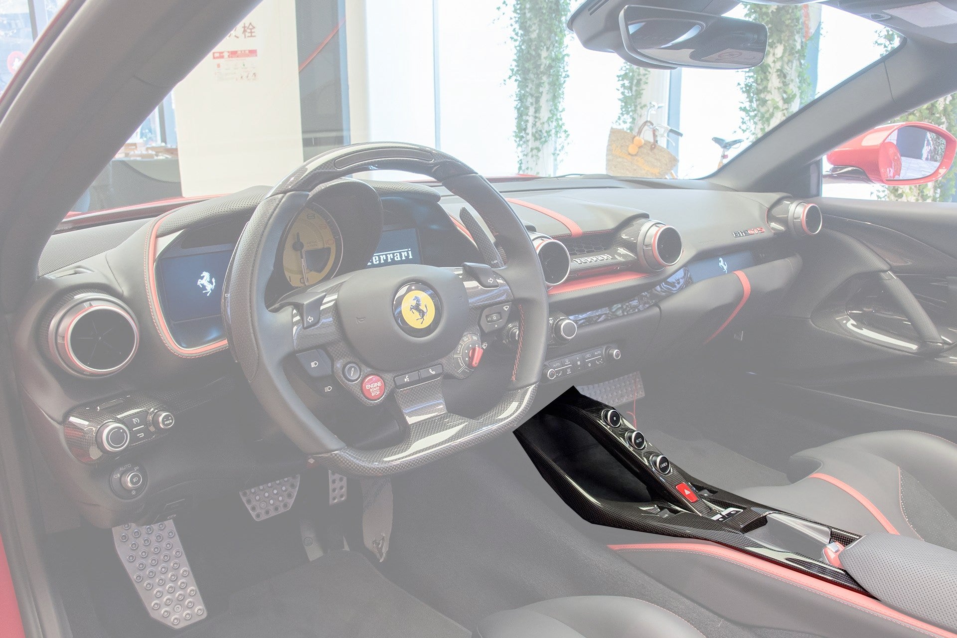 2017-2026 Ferrari 812 Superfast & GTS OE Style Dry Carbon Fiber Bridge ...