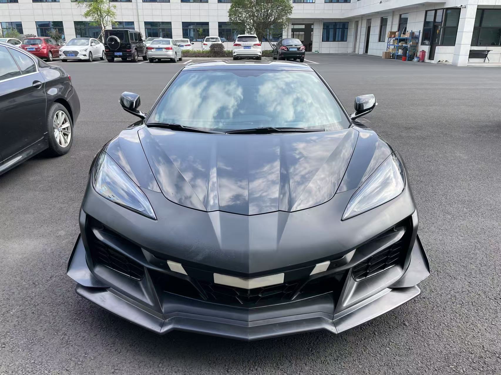 2020-2025 Corvette C8 Stingray Z06 Style Polypropylene Front Bumper ...