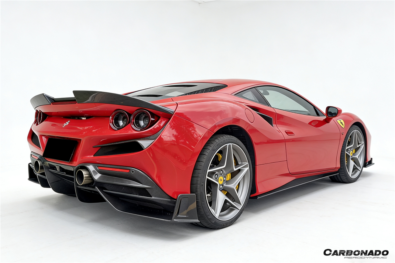 2019-2024 Ferrari F8 MSY Style Autoclave Carbon Fiber Rear Diffuser ...