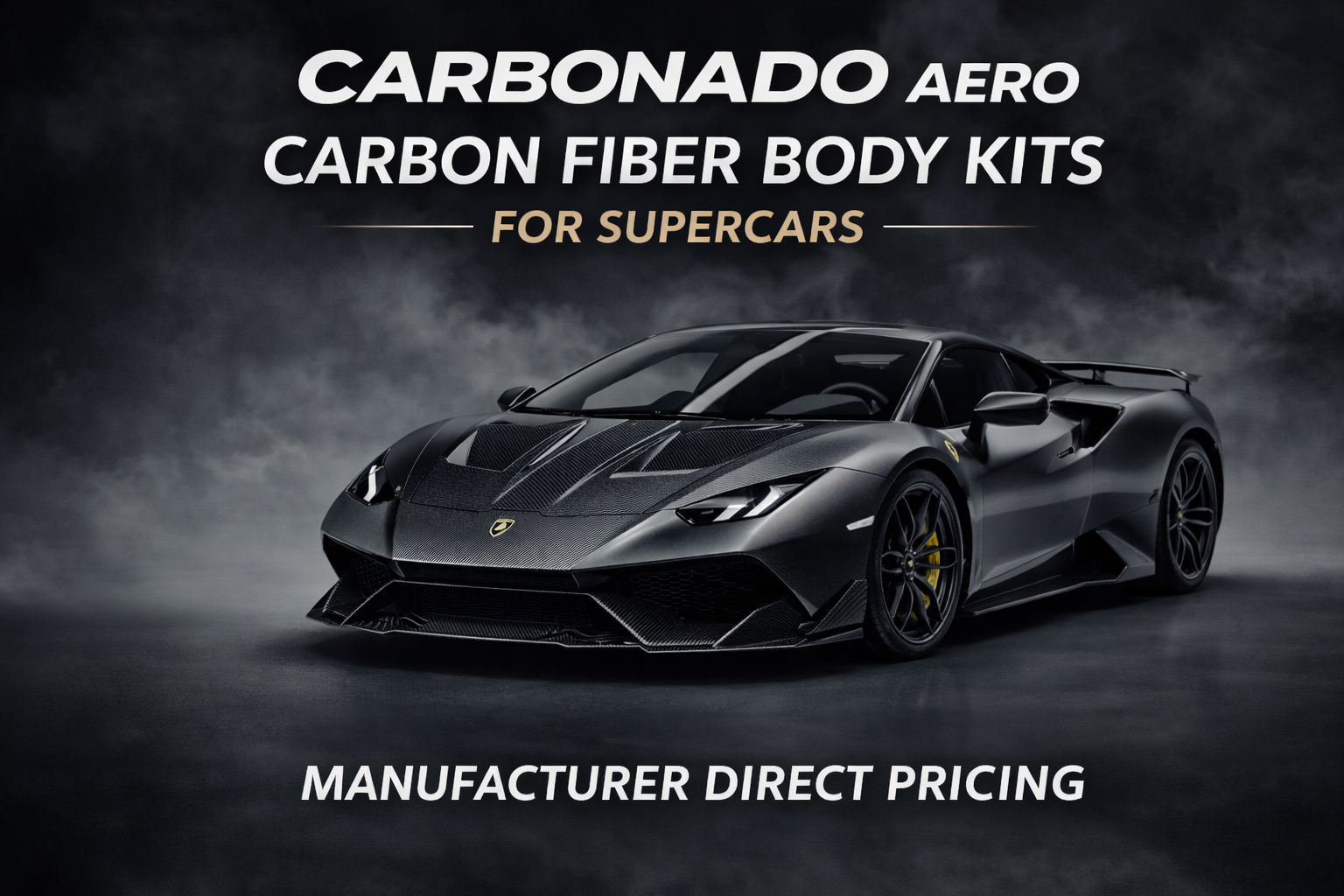 Carbon Fiber Kits & Luxury Body Kits by Carbonado Aerodynamic