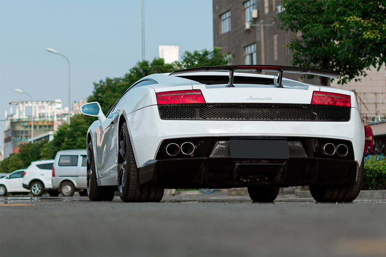 2009-2014 Lamborghini Gallardo STO Style Carbon Fiber Rear Diffuser ...