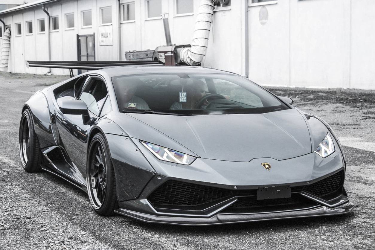 2015-2020 Lamborghini Huracan LP610 DE Style Front Lip – Carbonado Aero