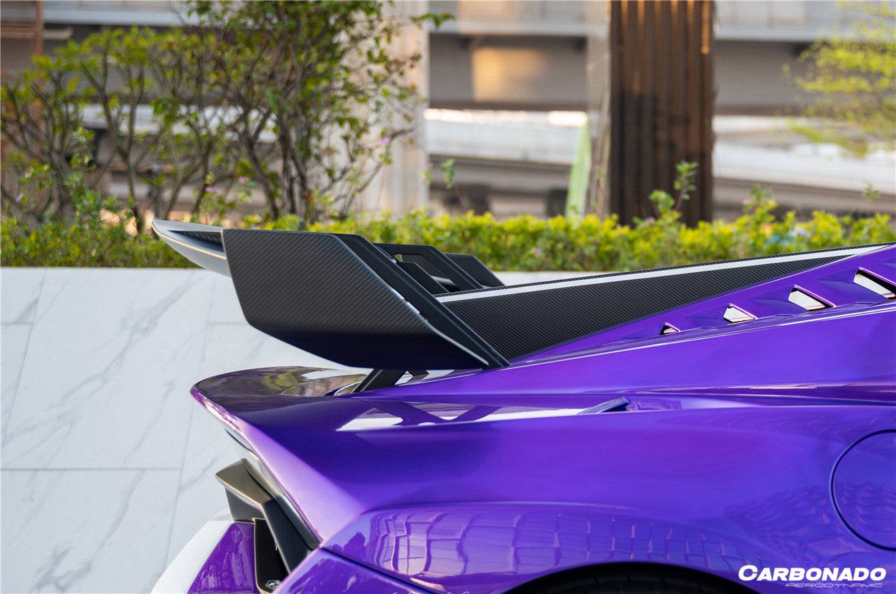 2021-2024 Lamborghini Huracan STO Dry Carbon Fiber Trunk Spoiler Wing ...