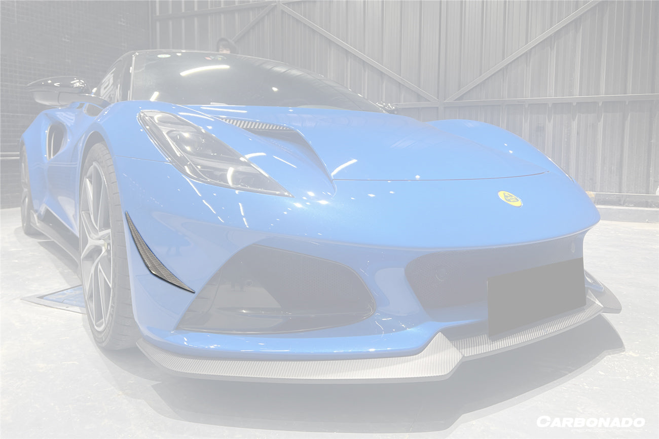 2021-2024 Lotus Emira OD Style Dry Carbon Fiber Front Bumper Canards ...