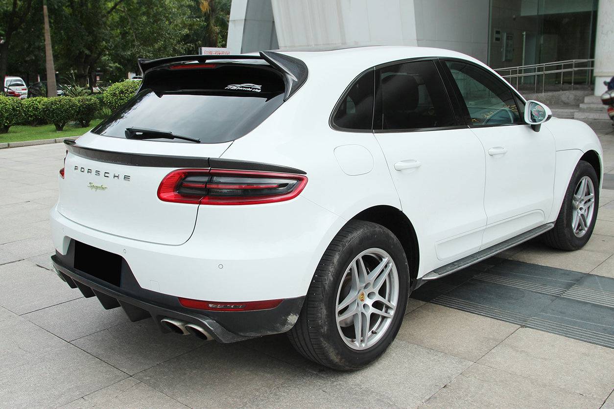 2014-2019 Porsche Macan BS Style Carbon Fiber Roof Spoiler | Carbonado Aero