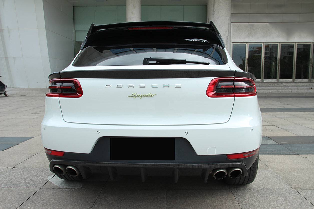 2014-2019 Porsche Macan BS Style Carbon Fiber Rear Diffuser | Carbonado ...