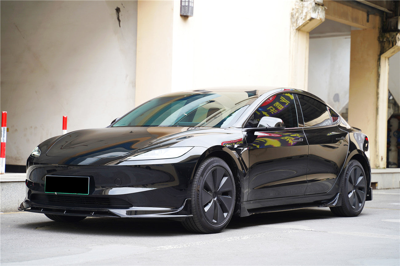 2023-2025 Tesla Model 3 LCI Fast Style Carbon Fiber pattern Look body ...