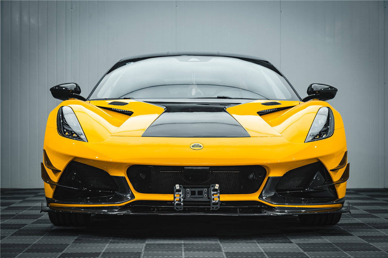 2021-2024 Lotus Emira NYO MNK Style Dry Carbon Fiber Front Lip ...