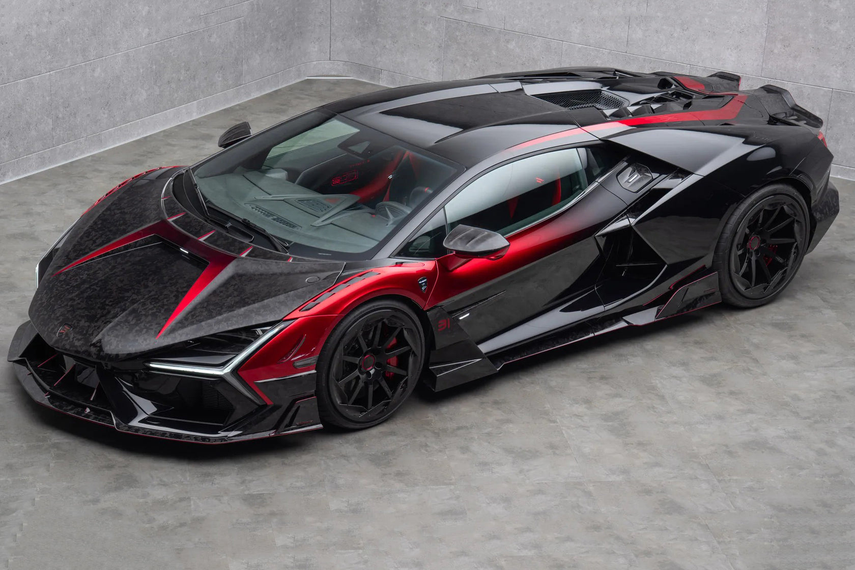 2024-UP Lamborghini Revuelto MSY Style Autoclave Carbon Fiber Middle F ...