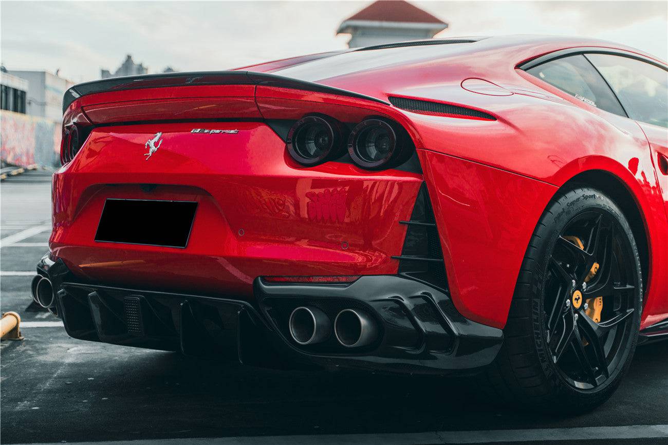 2018-UP Ferrari 812 Superfast MSY Style DRY Carbon Fiber Trunk Spoiler ...