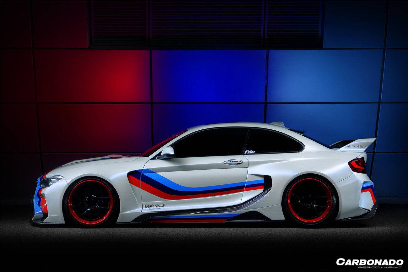 2014-2019 BMW 2 Series F22 VR Style Partial Carbon Fiber Wide Body Full ...