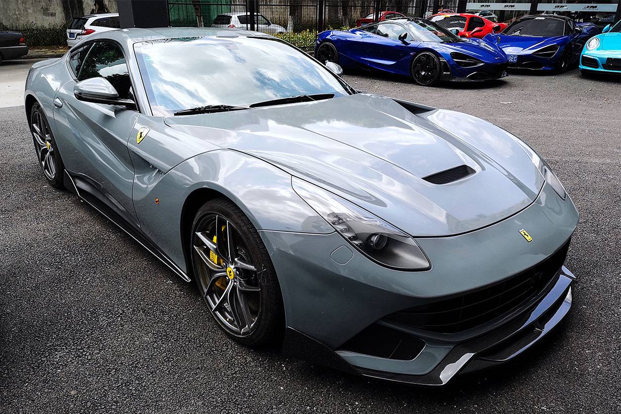 2012-2017 Ferrari F12 Berlinetta DC Style Carbon Fiber Side Skirts ...