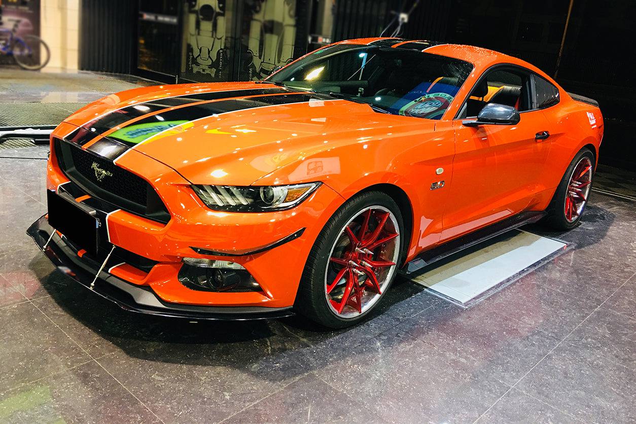 2015-2017 Ford Mustang AR Style Carbon Fiber Canards – Carbonado Aero