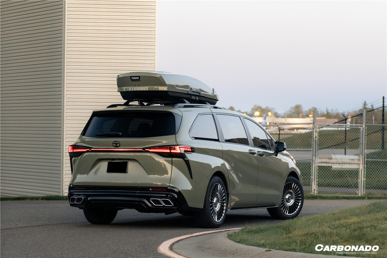 2021-UP Toyota Sienna Thunder Style PP Front Bumper with Lip and Grill ...