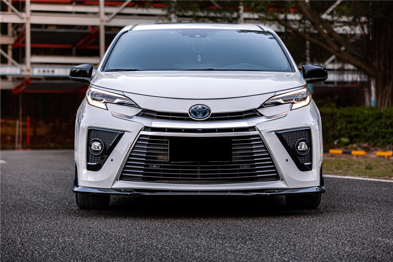 2021-UP Toyota GR SIENNA CA-II Style PP Material Front Bumper With lig ...