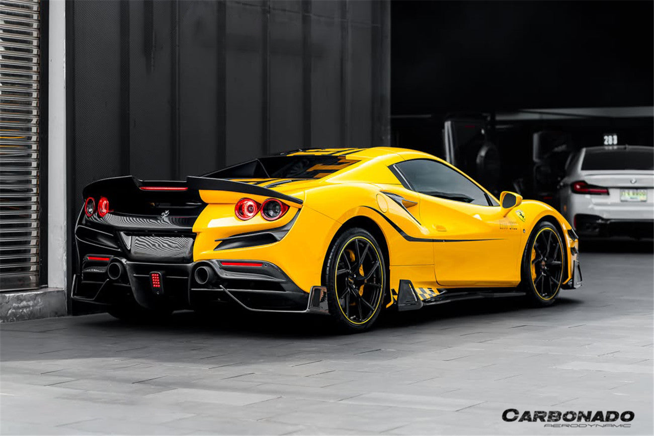 2019-2024 Ferrari F8 MSY Style Autoclave Carbon Fiber Rear Diffuser ...