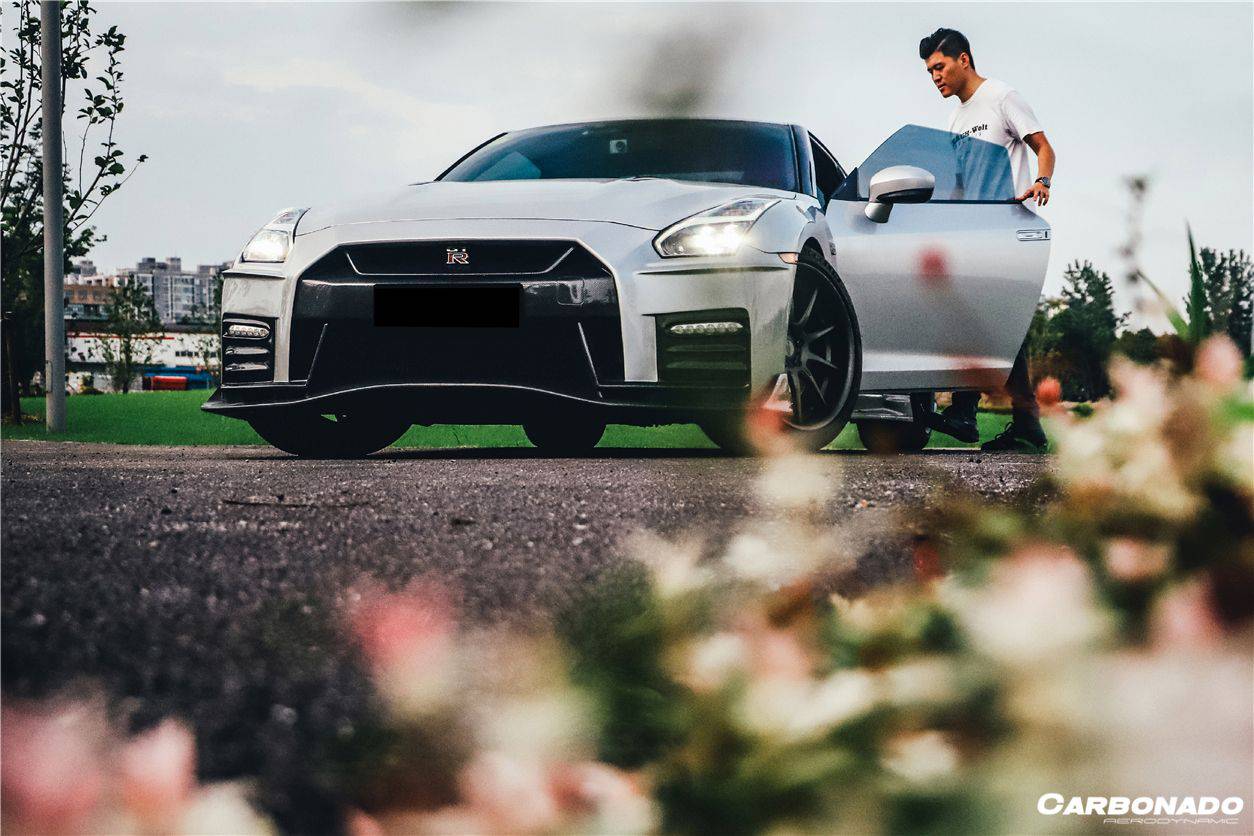 2017-2022 Nissan GTR R35 EBA NISMO Style Front Bumper | Carbonado Aero