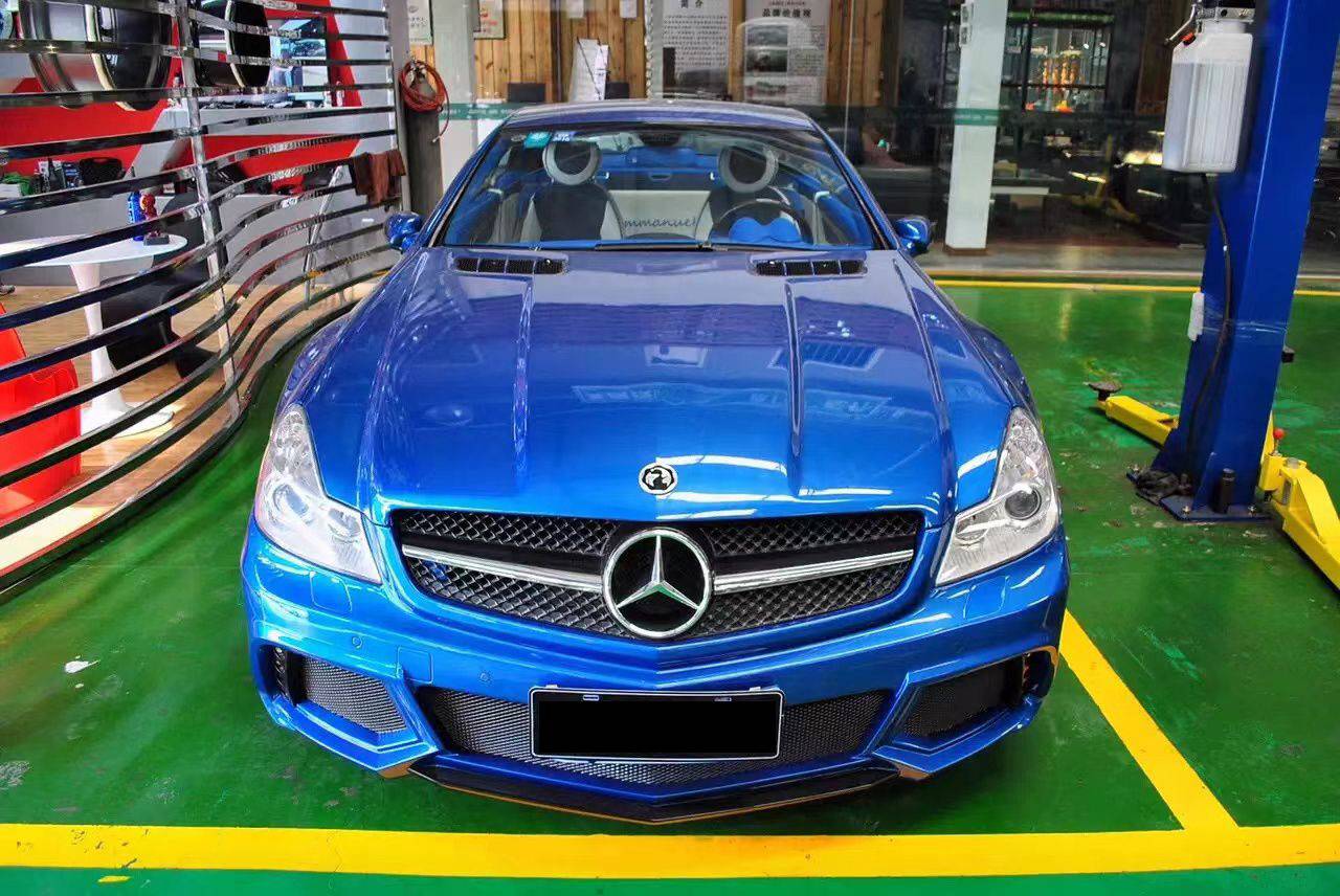 2008-2012 Mercedes Benz R230 SL-Class WD Style Wide Full Body Kit ...
