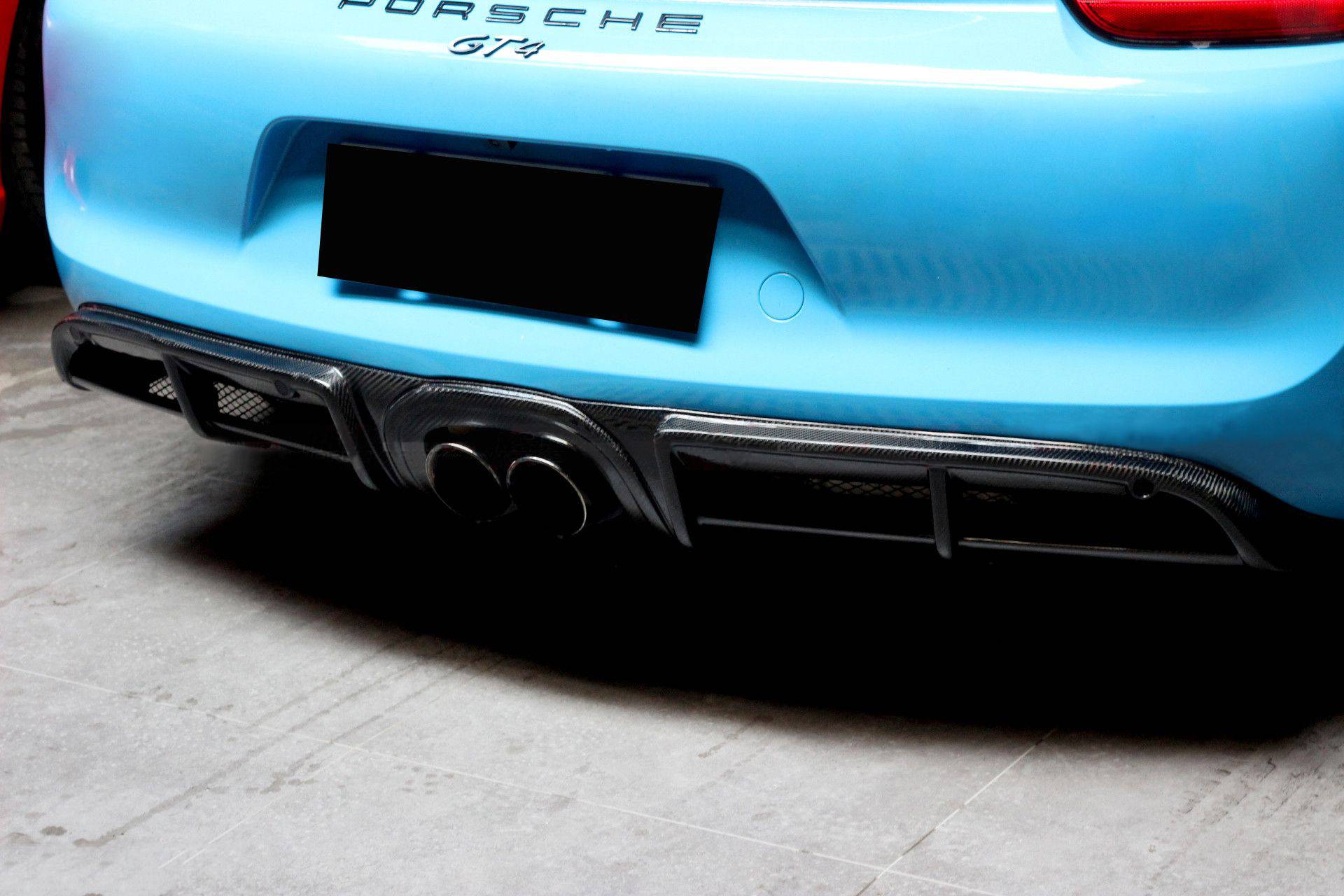 2012-2016 Porsche 981 Boxster/Cayman GT4 Style Rear Diffuser ...