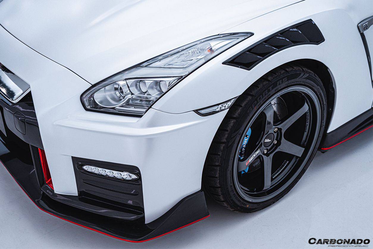 2017-2022 Nissan GTR R35 EBA NISMO Style Front Bumper | Carbonado Aero