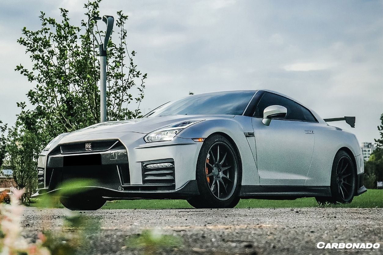 2017-2022 Nissan GTR R35 EBA NISMO Style Front Bumper | Carbonado Aero