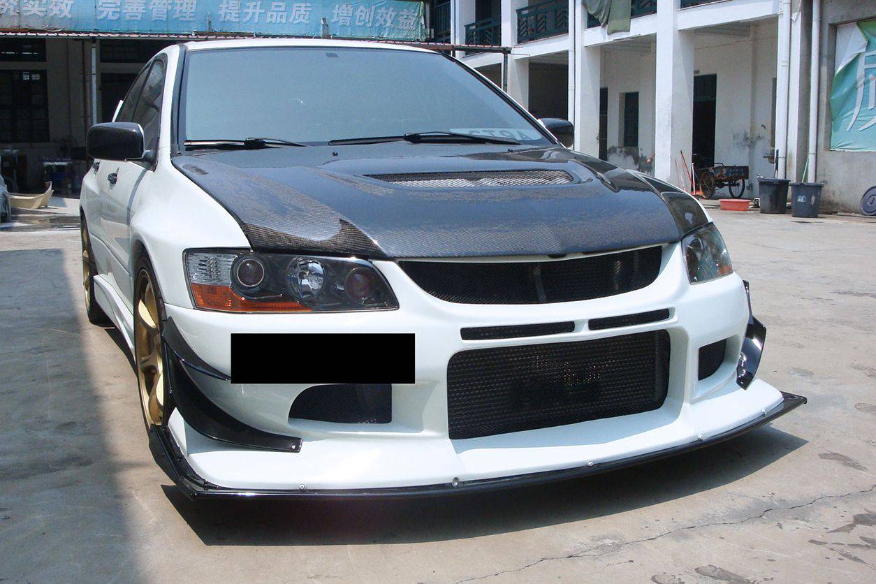 2003-2006 Mitsubishi Evo VTS Style Front Bumper | Fits EVO 7, EVO 8, E ...