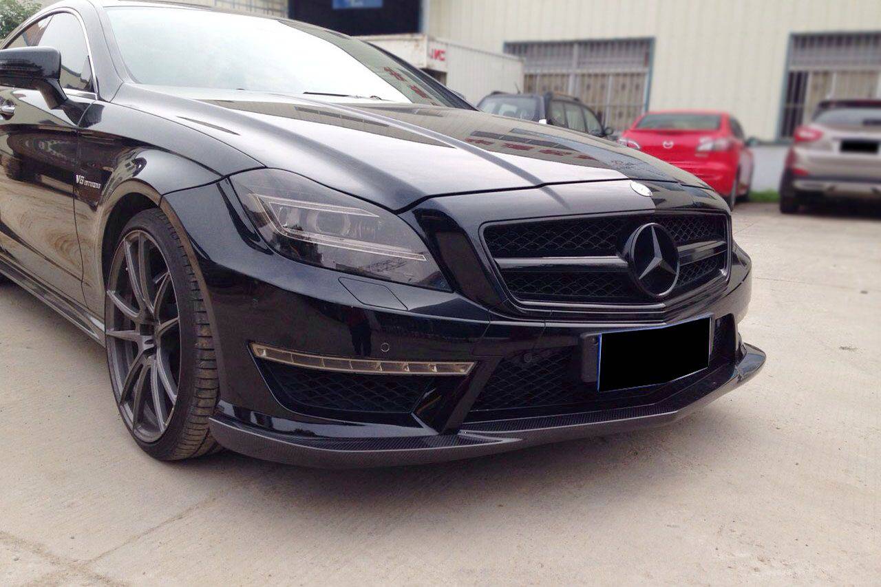 2011-2013 Mercedes Benz W218 CLS63 AMG BKSS Style Carbon Fiber Front L ...