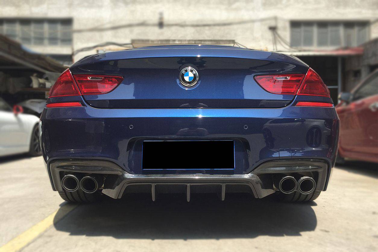 2011-2018 BMW 6 Series F06 F12 F13 M-Sport VRS Style Carbon Fiber Rear ...