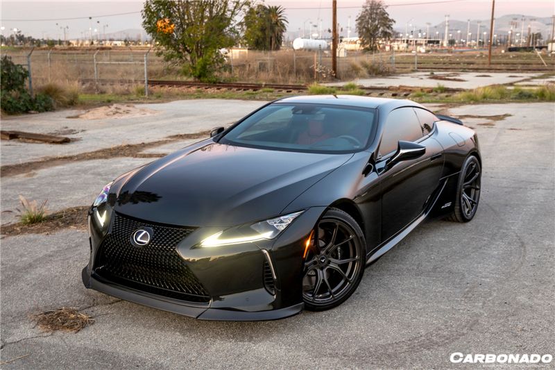2017-2021 Lexus LC500 LC500H V-LC VRS Style Carbon Fiber Front Lip ...